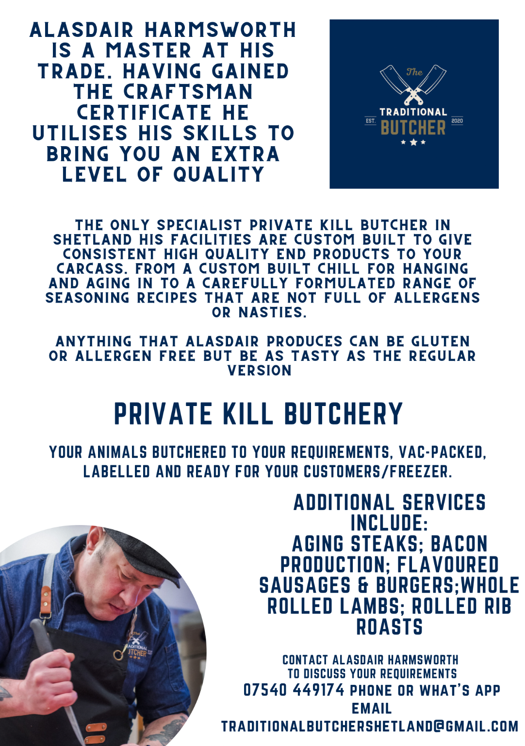 The Traditional Butcher | Taste of Shetland