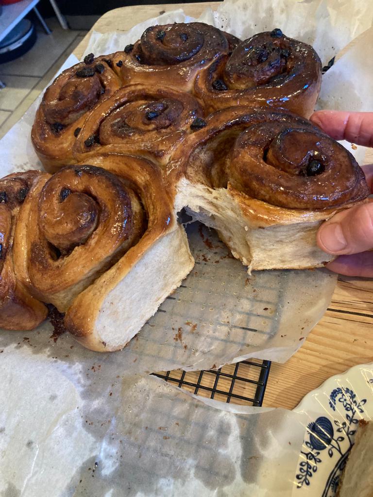 The Great Shetland Bake Off - Week 3 - Marian's Cinnamon Rolls | Taste ...